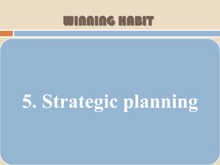 Winning habits | PPTX