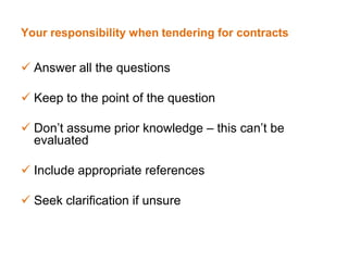 Public sector tendering - your route to success | PPSX | Business ...