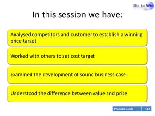 APMP Foundation: Winning Price Development | PPTX