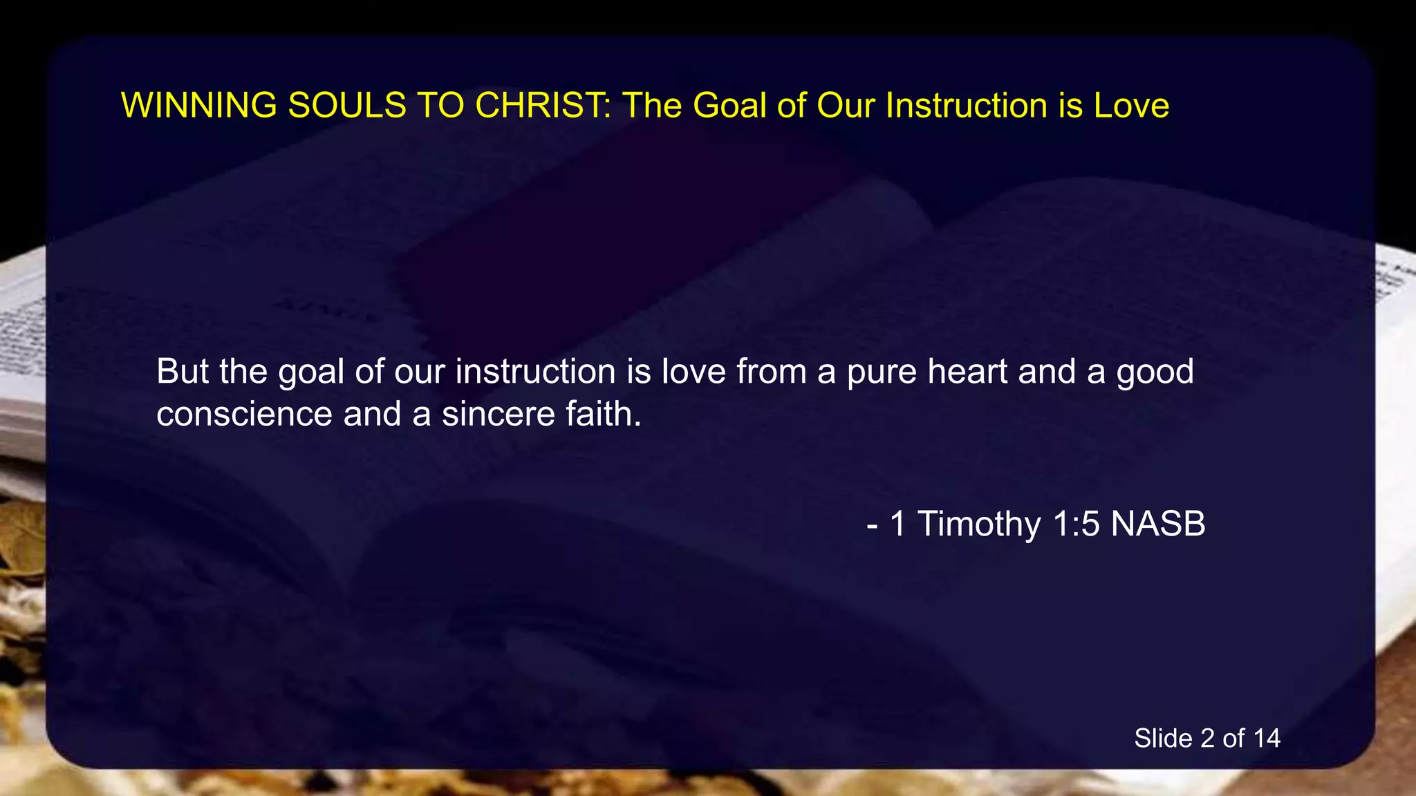 Winning Souls to Christ | PPT