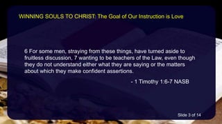 Winning Souls to Christ | PPTX