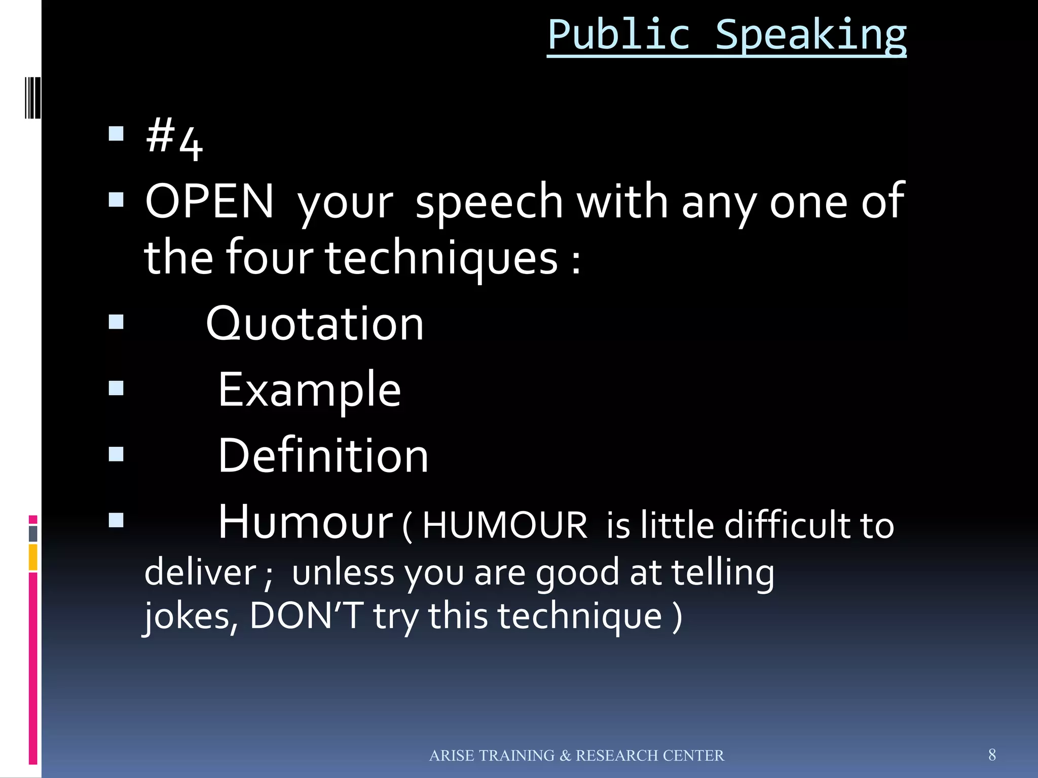 Winning speech mind of will power