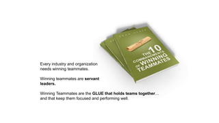 The 10 Commandments of Winning Teammates Book | PPTX