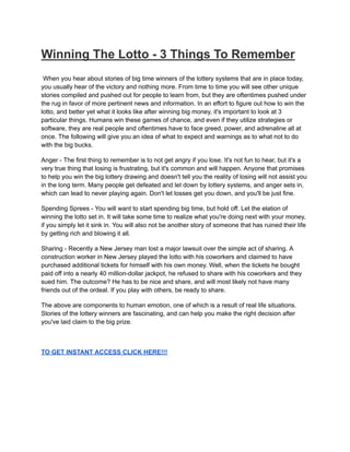 Winning The Lotto.pdf