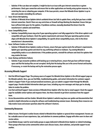 Winoids Driver Updater Reviewers Guide 2024 | PDF