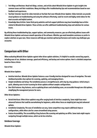 Winoids Driver Updater Reviewers Guide 2024 | PDF