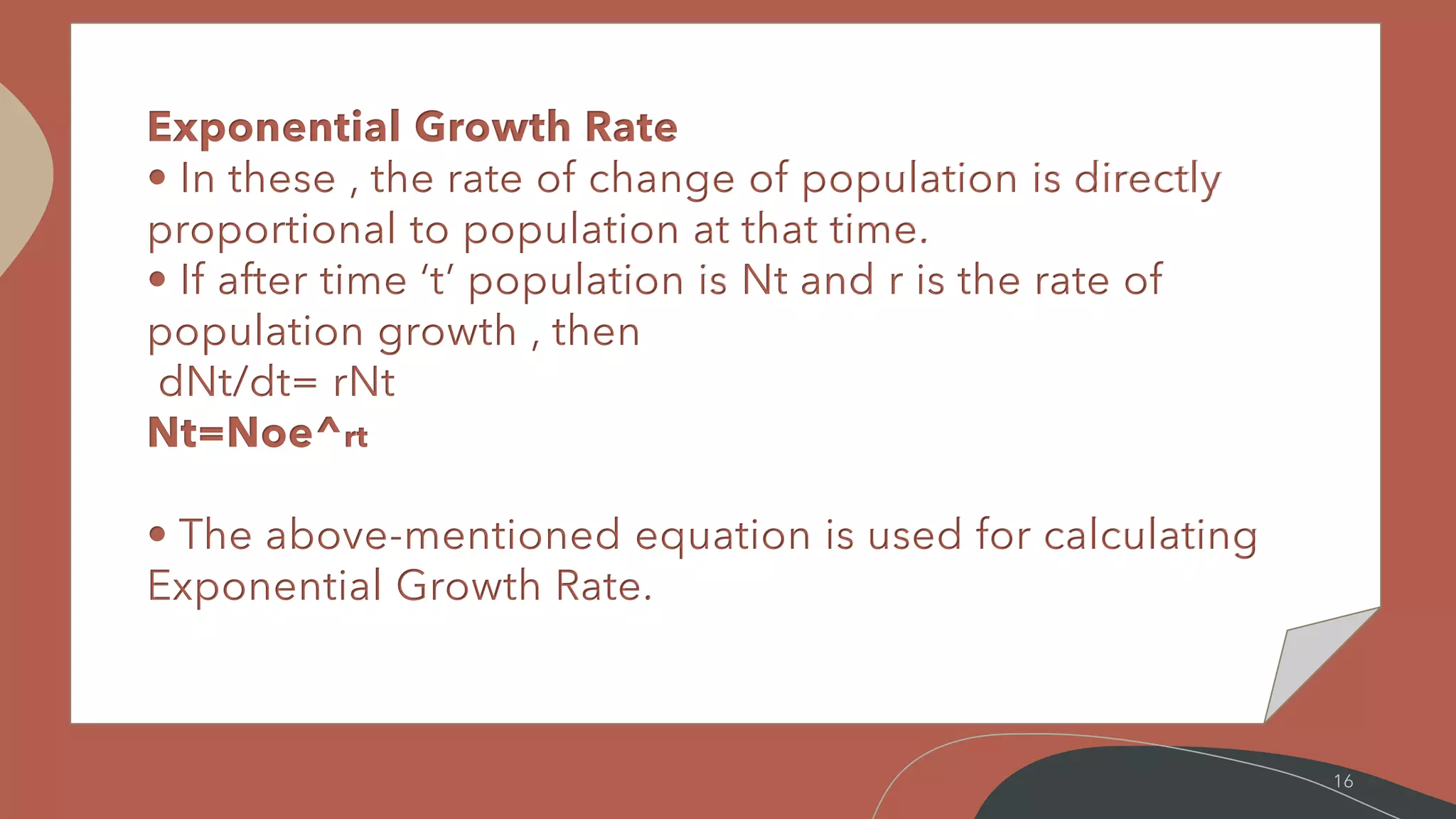 The human population and the environment: factors affecting population ...