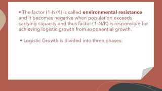The human population and the environment: factors affecting population ...