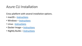 Neil Peterson - Azure CLI Deep Dive | PPT