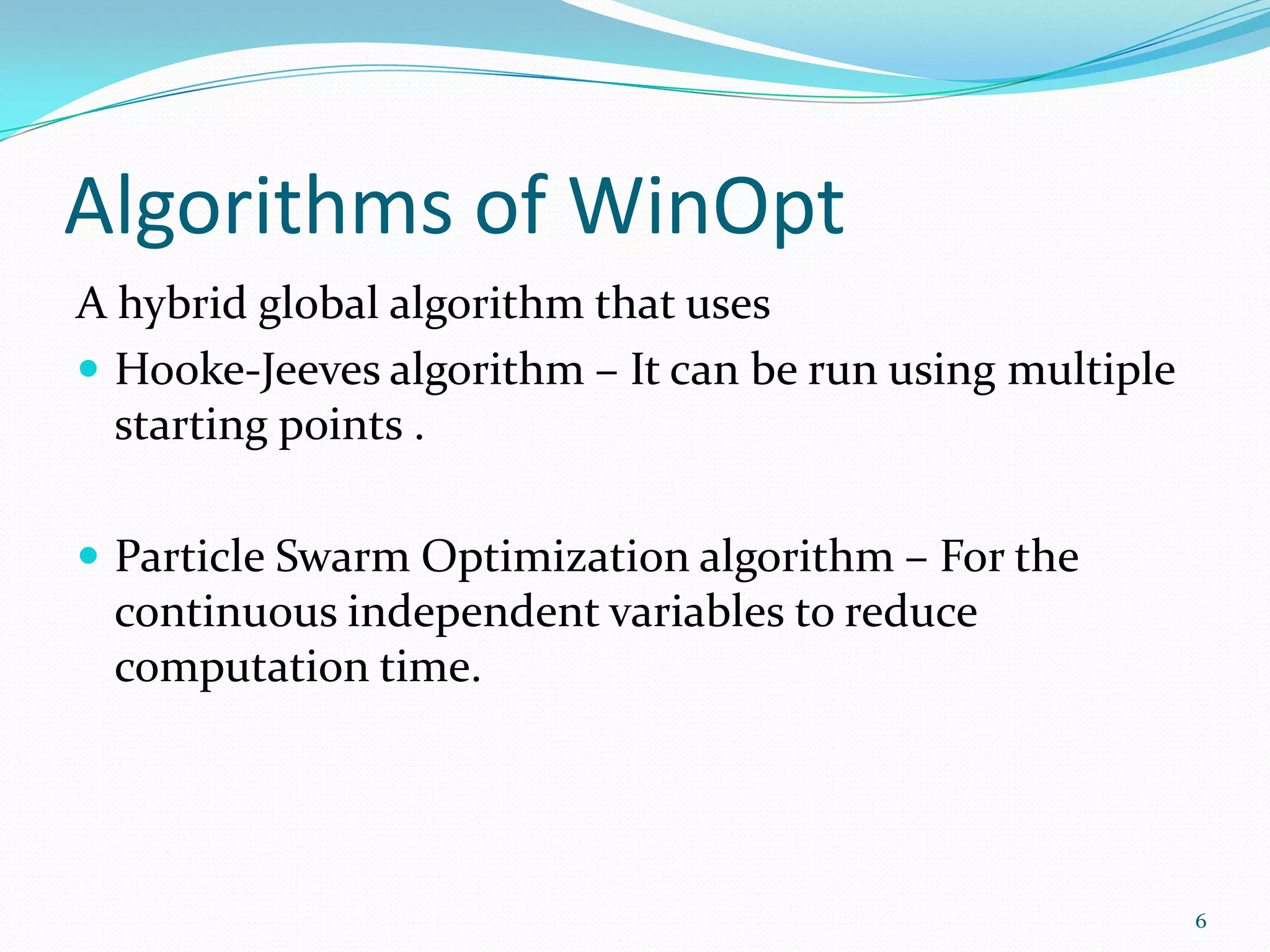 Windows optimisation tool(Winopt) | PPTX