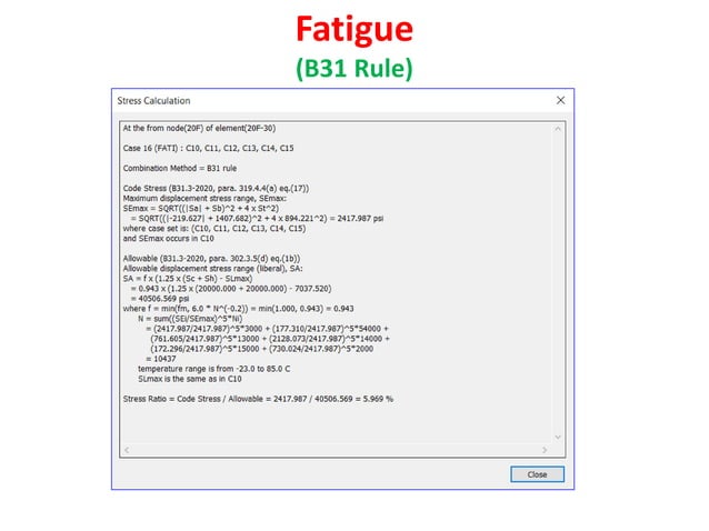 WinPIPE - Pipe Stress Analysis Program with Transparency | PPT