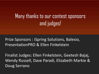 Creative Diagram Contest Announcement | PPTX