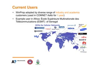 WinProp propagation modeling and network planning tool | PDF