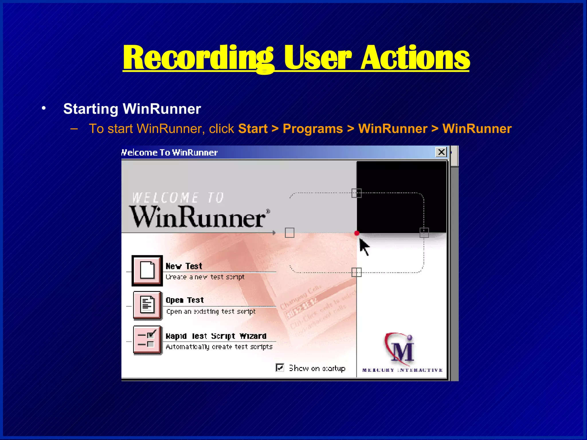 WinRunner Training | PPT