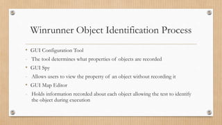Win runner testing tool | PPTX