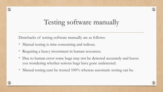 Win runner testing tool | PPTX