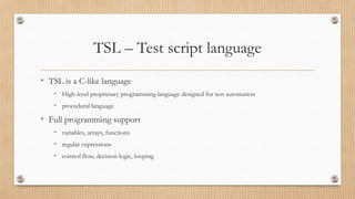 Win runner testing tool | PPTX