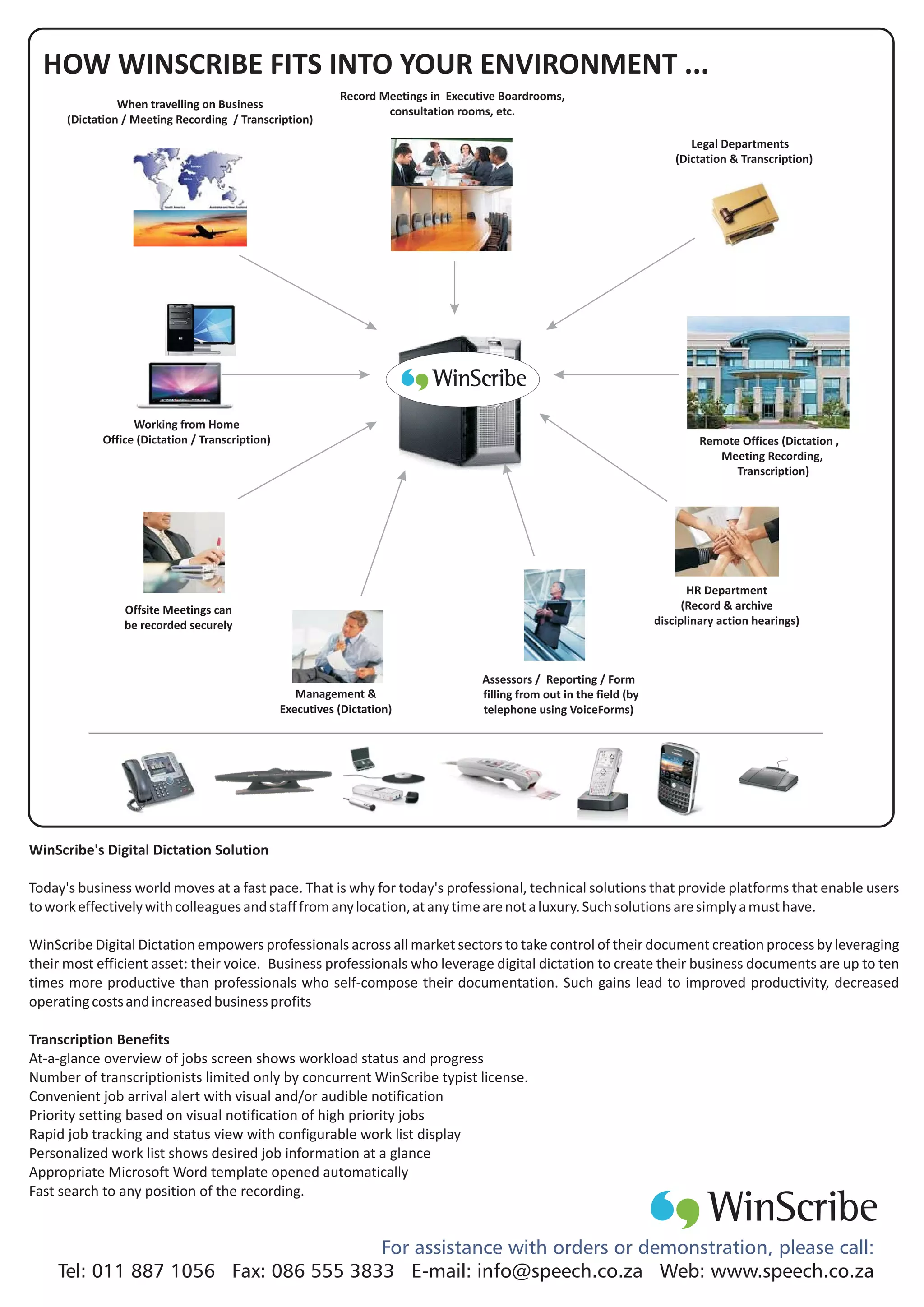 WinScribe - Meeting Recording | PDF