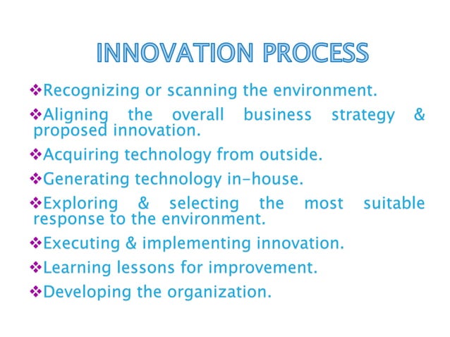 BUILDING BLOCKS OF INNOVATION | PPT