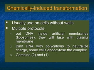 Plant biotechnology with methods for standard function | PPT