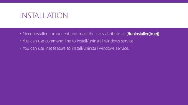 Install The Windows Service Using Command Prompt Badhome