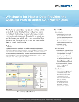 Winshuttle for Master Data | PDF