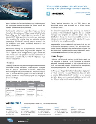 Winshuttle maersk-casestudy-en | PDF