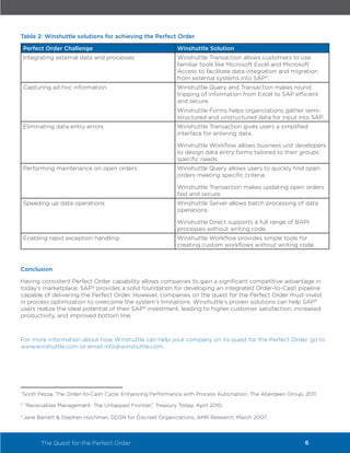 Winshuttle perfect order-whitepaper-en | PDF