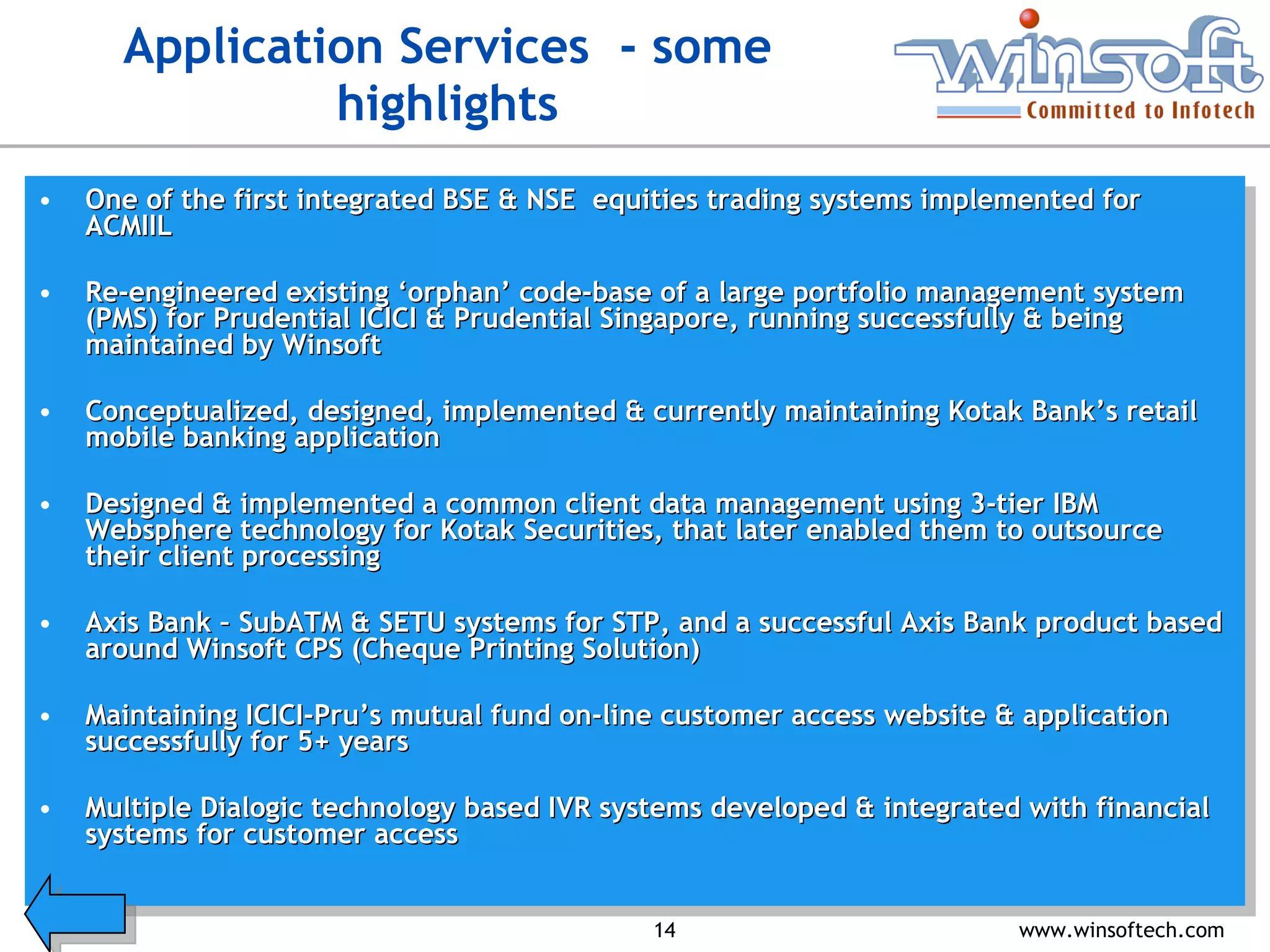 Winsoft Corporate Introduction | PPT
