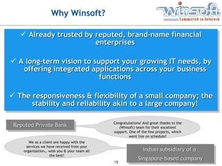 Winsoft Corporate Introduction | PPT