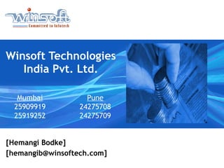 Winsoft Corporate Introduction | PPT