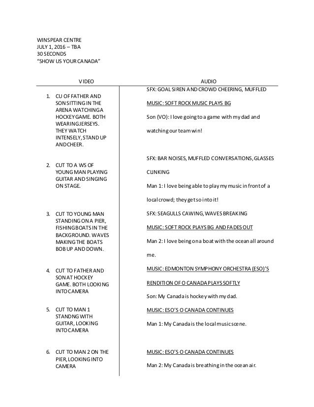 Video Script For YouTube Advertisement Video Script For YouTube Advertisement