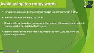 9 Tips for Creating an Excellent PowerPoint Presentation | PPT