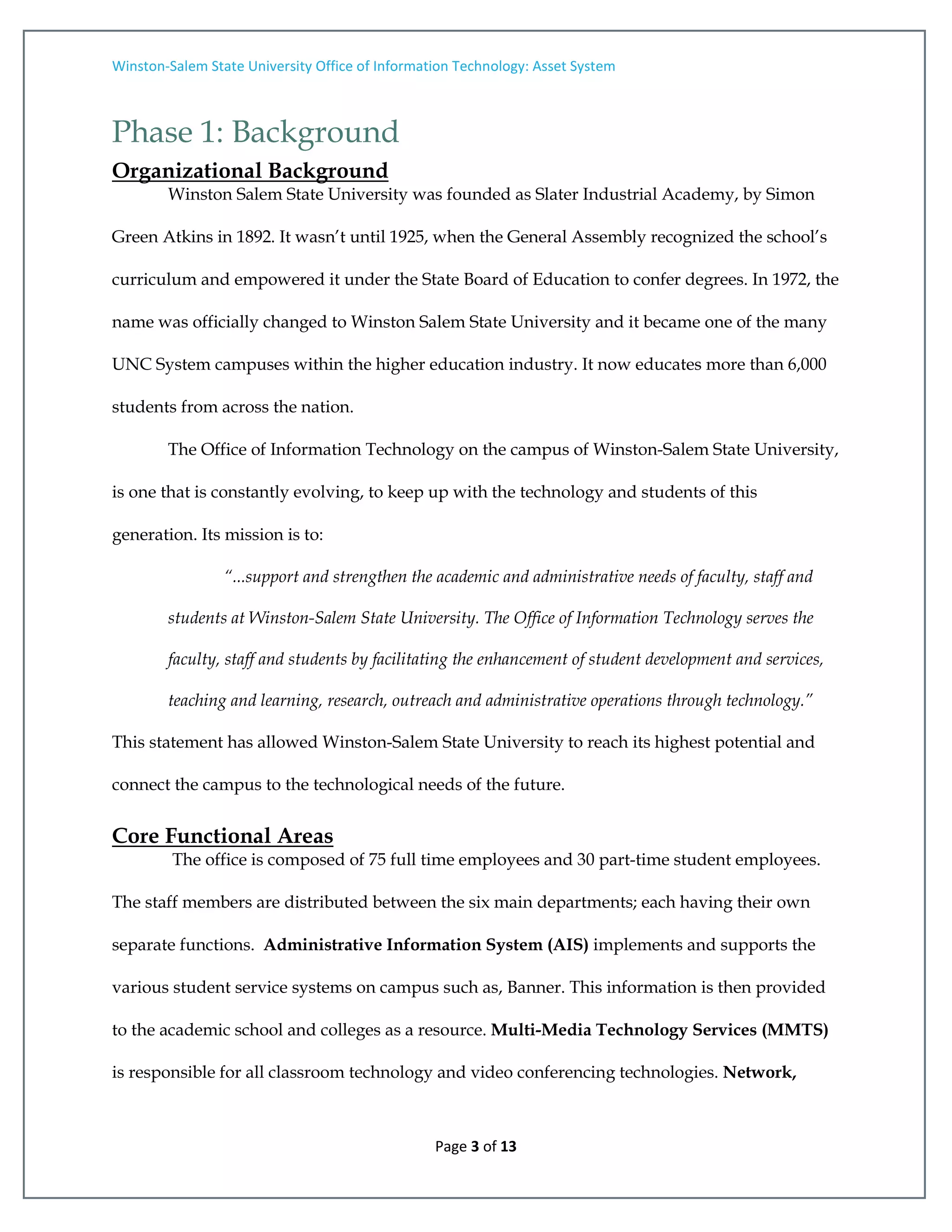 Systems Analysis and Design | Final Project | PDF