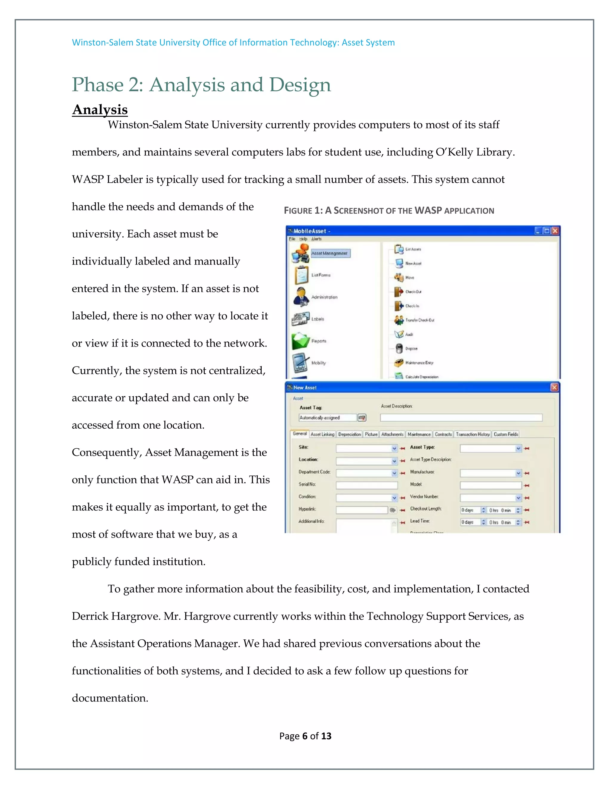 Systems Analysis and Design | Final Project | PDF