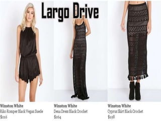 Winston white clothing collection - the must haves | PPTX