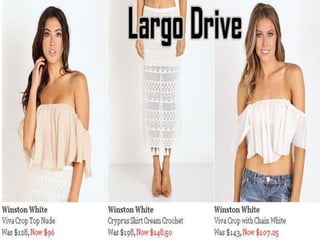 Winston white clothing collection - the must haves | PPTX