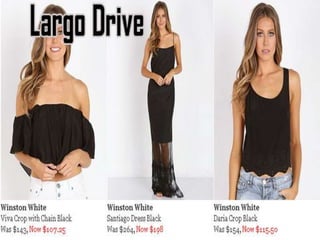 Winston white clothing collection - the must haves | PPTX