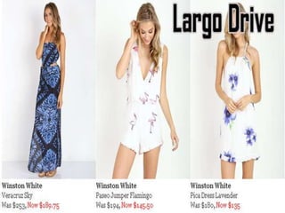 Winston white clothing collection - the must haves | PPTX