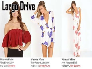 Winston white clothing collection - the must haves | PPTX