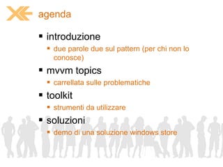 Model-View-ViewModel con Windows Store Apps | PPTX