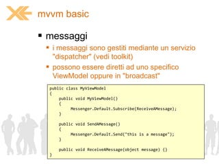 Model-View-ViewModel con Windows Store Apps | PPTX