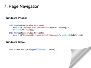 Top 10 Differences between developing Windows Phone and Store apps | PPT