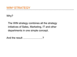 WIN Strategy | PPT