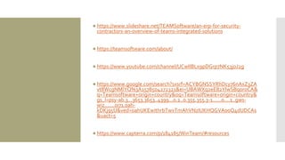 Win team Enterprise Resource Planning System | PPTX