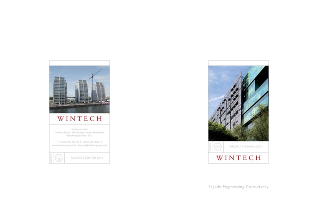 Wintech - Facade Engineering Consultancy and Design | PDF ...