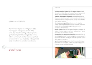 Wintech - Facade Forensics | PDF | Civil Engineering Industry | Industries