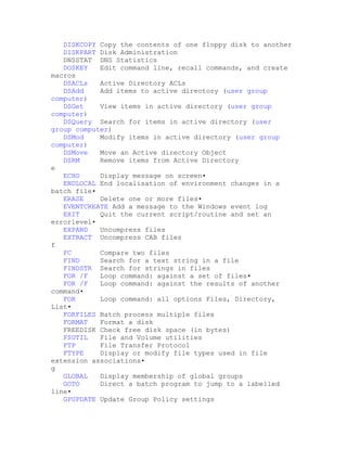 Wintel commands | PDF