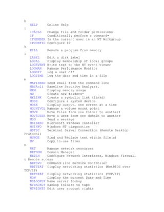 Wintel commands | PDF