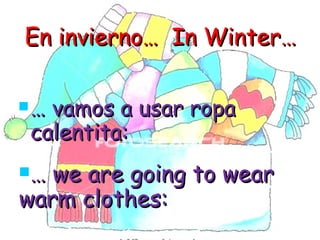 Winter clothes | PPT